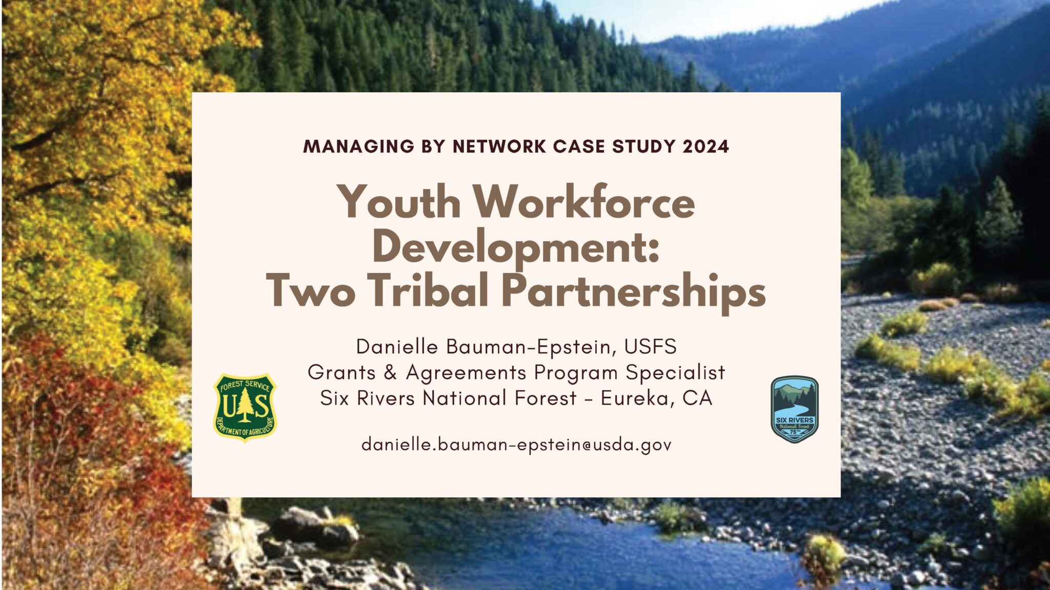 Youth Workforce Development: Two Tribal Partnerships - Partnership and ...