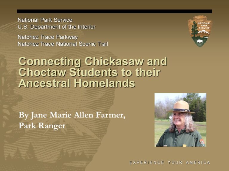 Connecting Chickasaw and Choctaw Students to the Ancestral Homelands ...